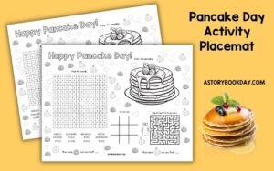Pancake Day Fun: Free Printable Activity Placemat for Kids