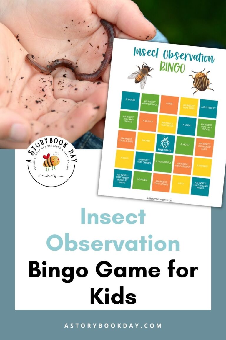 Free Printable Insect Observation Bingo Game Kids will Love! - A ...