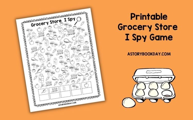 Fun Free Printable Grocery Store I Spy Game for Kids