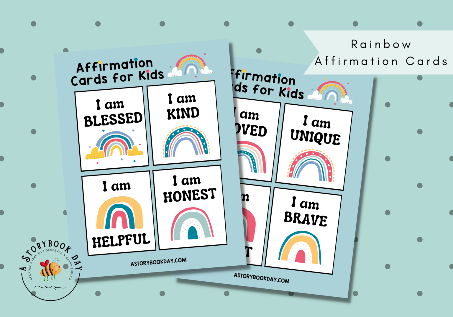 Printable Affirmation Cards for Kids to Boost Their Self-Confidence ...