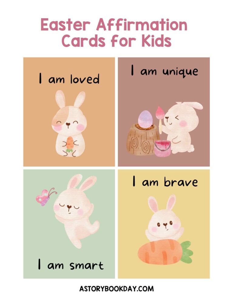 Easter Affirmation Cards for Kids: Positive Messages Kids will Love!