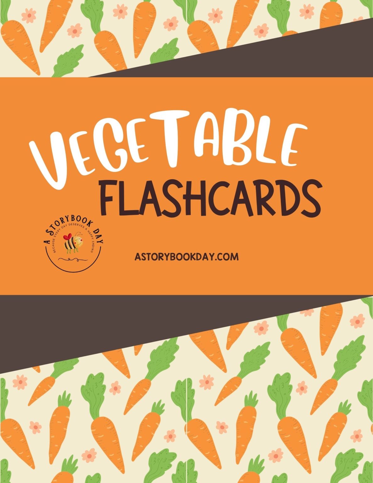 Free Printable Vegetable Flashcards for a Garden Themed Unit