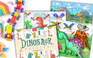 A Fun Printable Dinosaur Puzzle Your Preschooler Will Love