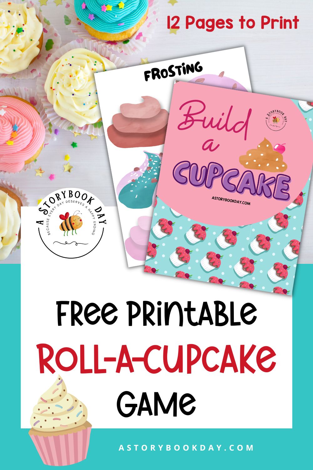 Your Kids will Love this Roll a Cupcake Game | Free Printable