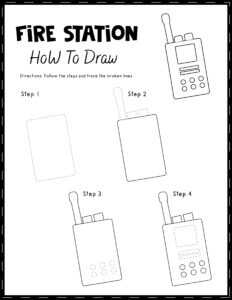 How to Draw Things Inside a Fire Station