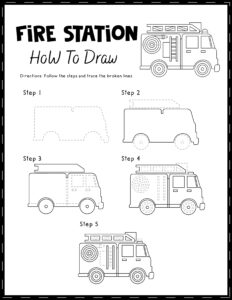 How to Draw Things Inside a Fire Station