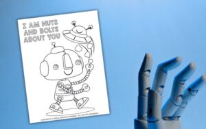 Fun and Free Robot Coloring Sheet for Kids