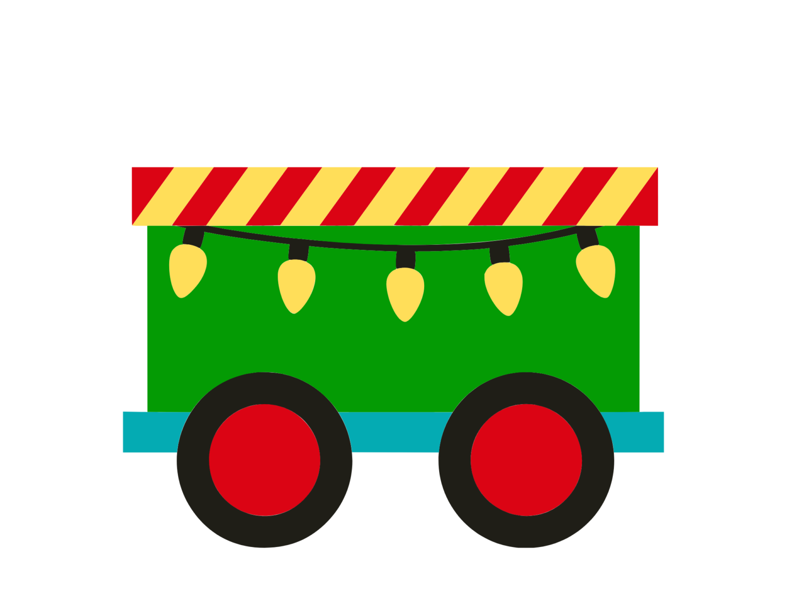 Christmas Train Play Dough Mats: Free Printable
