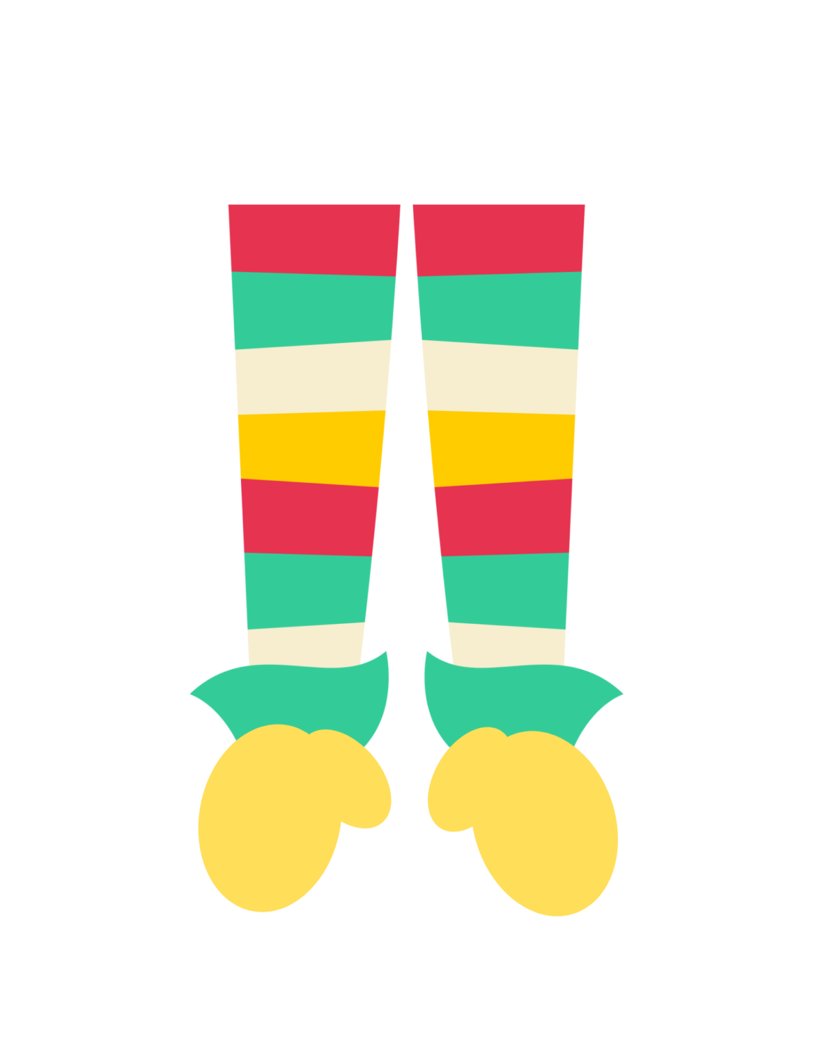 Elf Doll: Stocking Mix and Match | Free Printable for Kids
