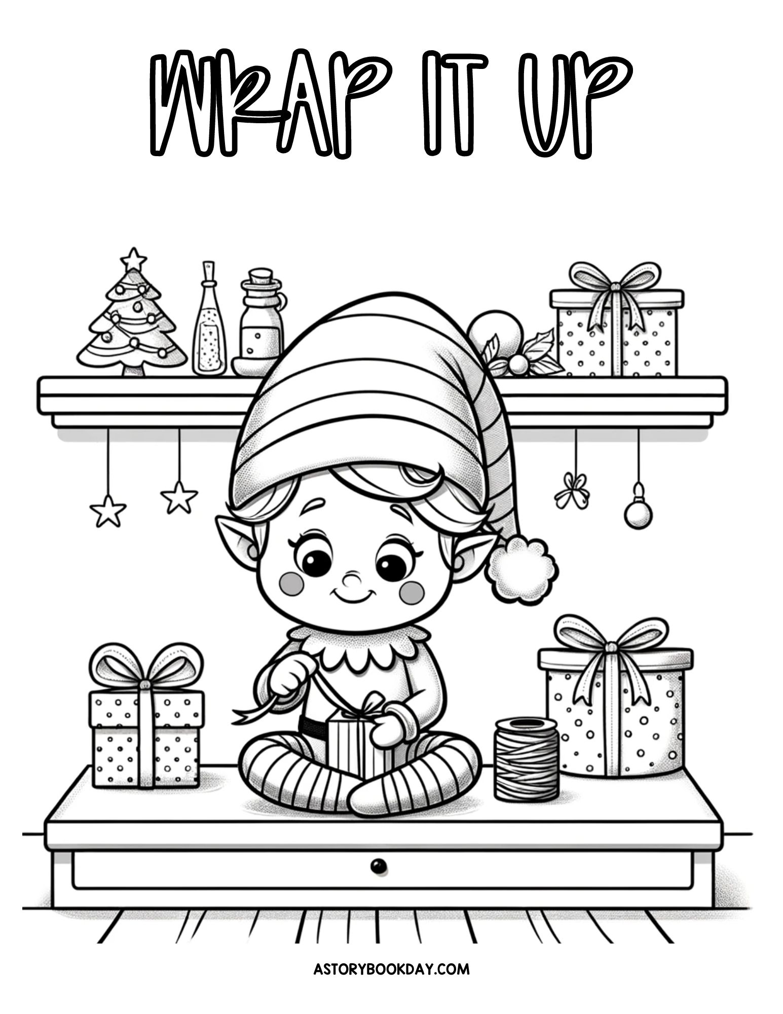 Wrap It up Elf - A Storybook Day
