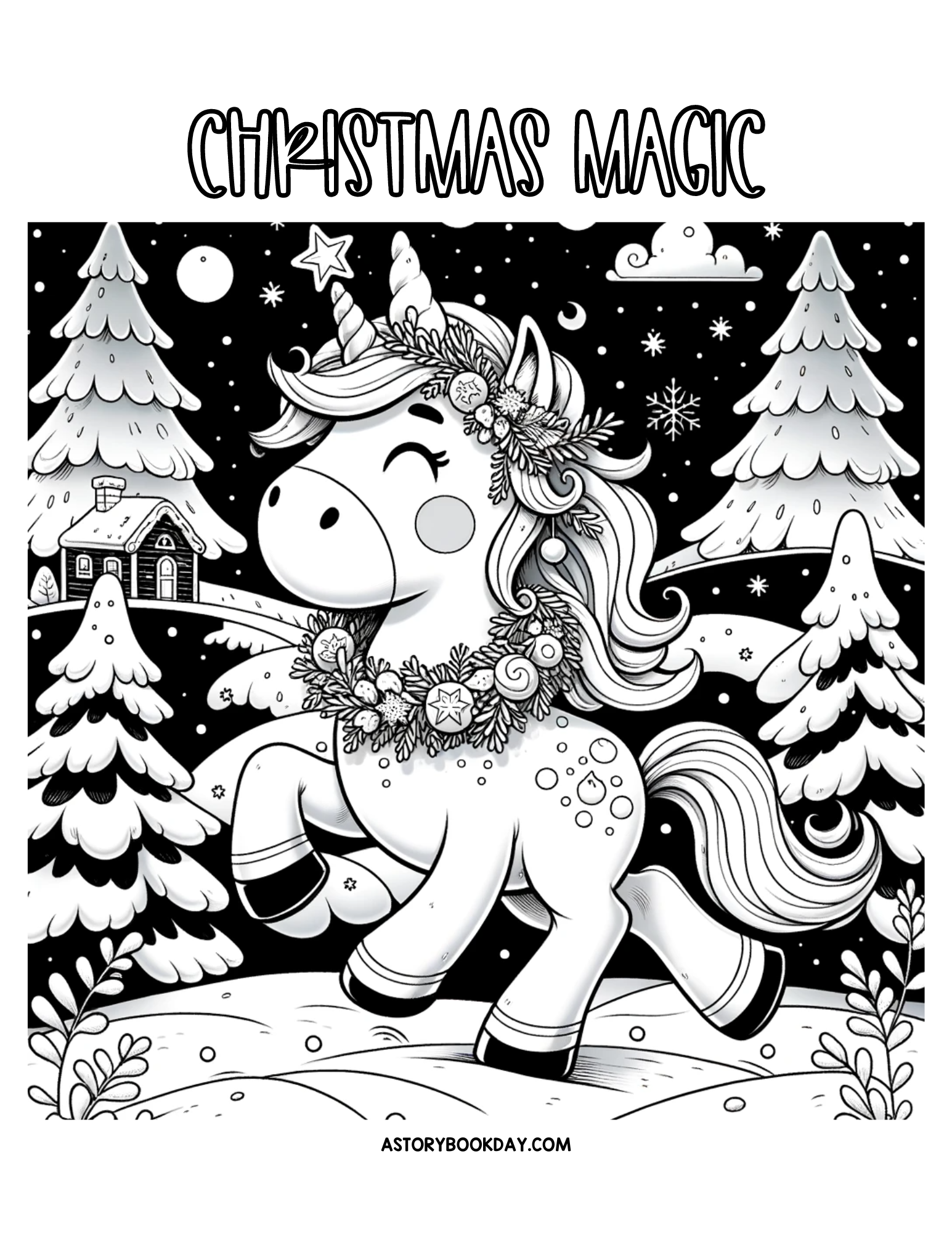 Christmas Magic Unicorn - A Storybook Day