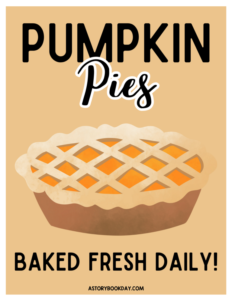 Printable: Pumpkin Patch & Bakery Dramatic Play Kit for Kids - A ...