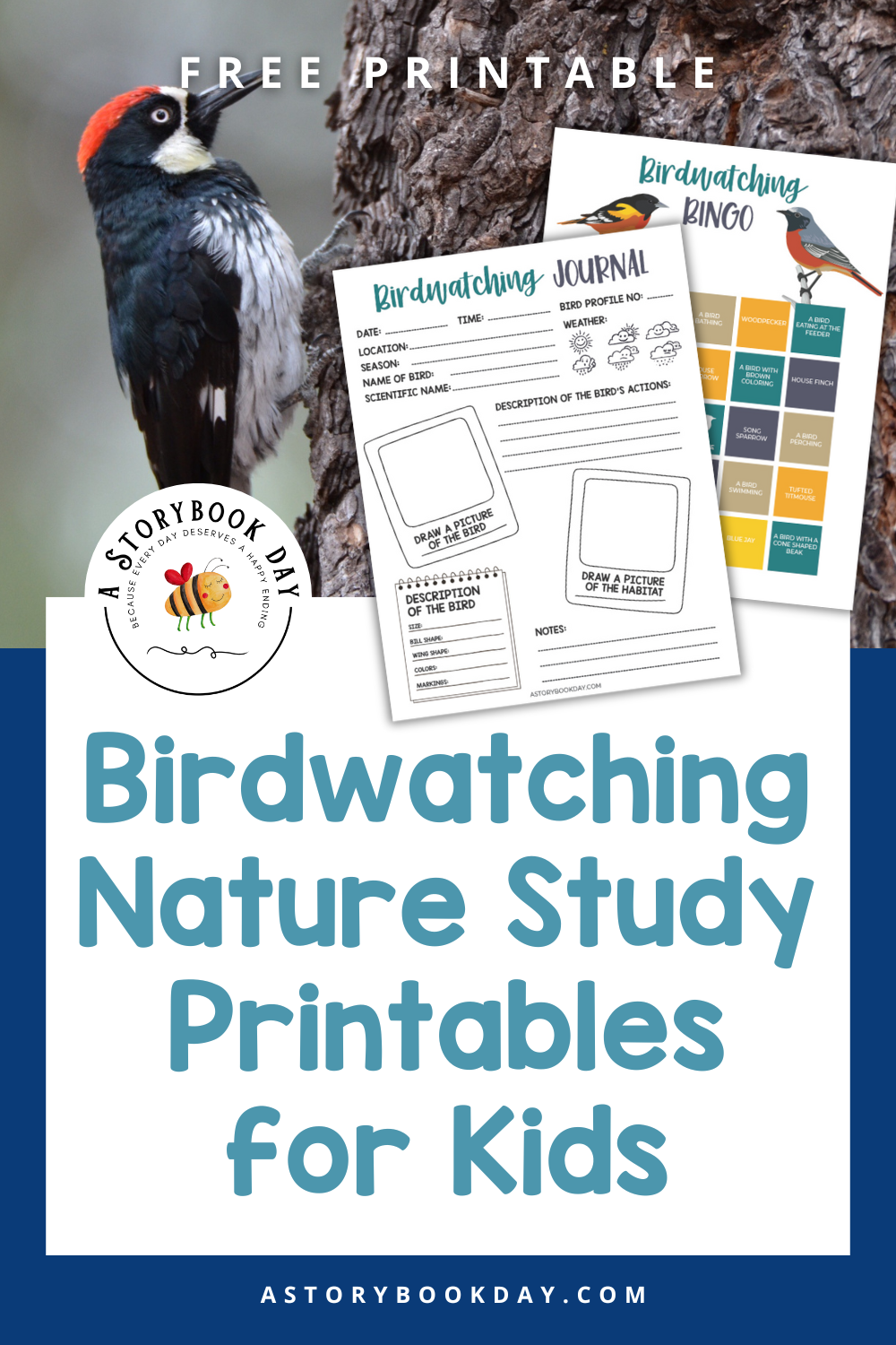 Enjoy Birdwatching with Your Kids | Free Printable Pack - A Storybook Day